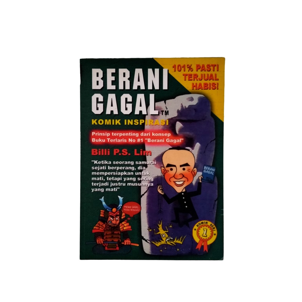 Jual BERANI GAGAL KOMIK INSPIRASI KETIKA SEORANG SAMURAI SEJATI ...
