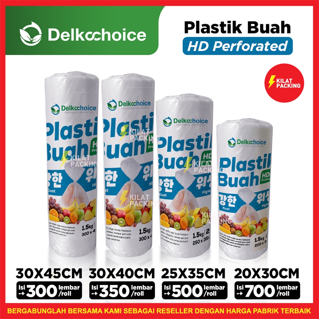 Jual HD Roll Plastik Buah Plastik Sayur Plastik Food Grade Plastik Roll ...