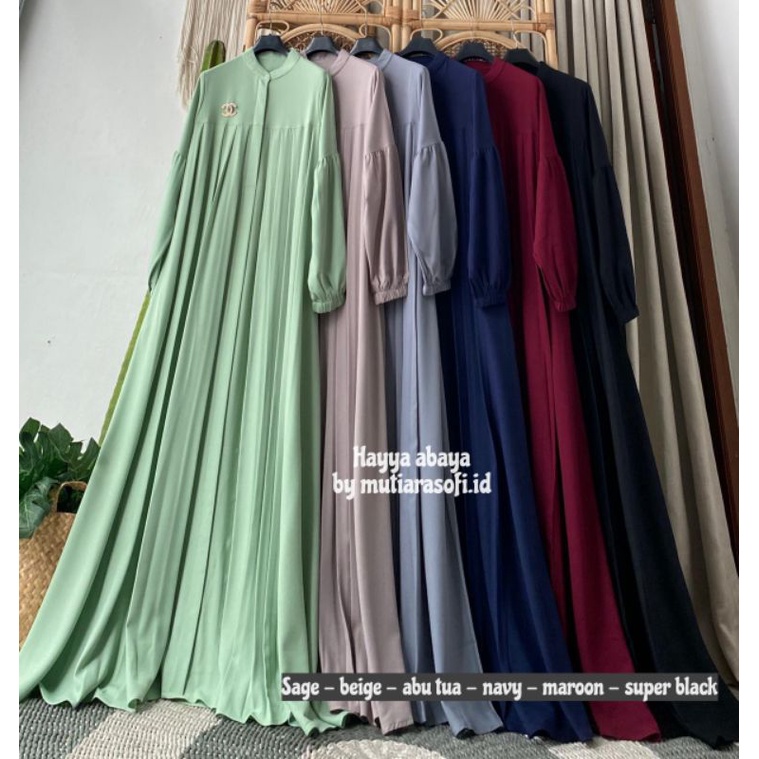 Jual ABAYA BIG SIZE - HAYYA ABAYA - ABAYA MURAH | Shopee Indonesia