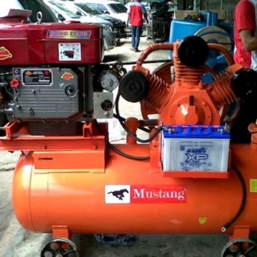 Jual KOMPRESSOR YAMAOKE 7.5HP SET DIESEL 12PK SIAP PAKAI | Shopee Indonesia