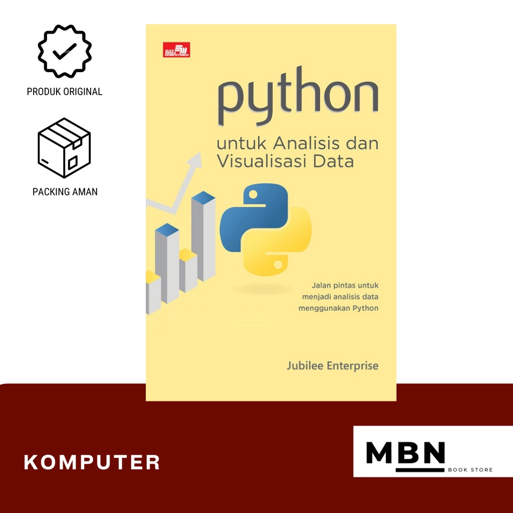 Jual Buku Pemrograman Python Untuk Analisis Dan Visualisasi Data Ori