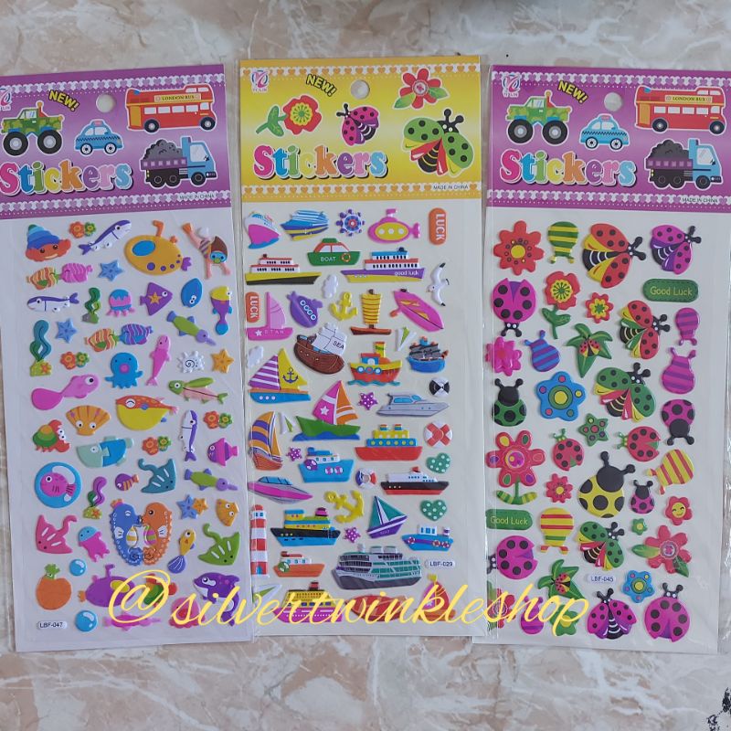Jual Mainan edukasi anak stiker sticker tempel menempel montessori ...
