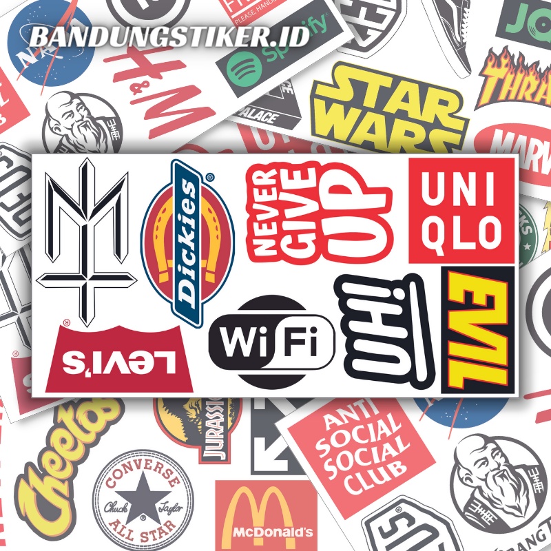 Jual Stiker Brand Logo Clothing Merk Helm Motor Racing Laptop Tumbler ...