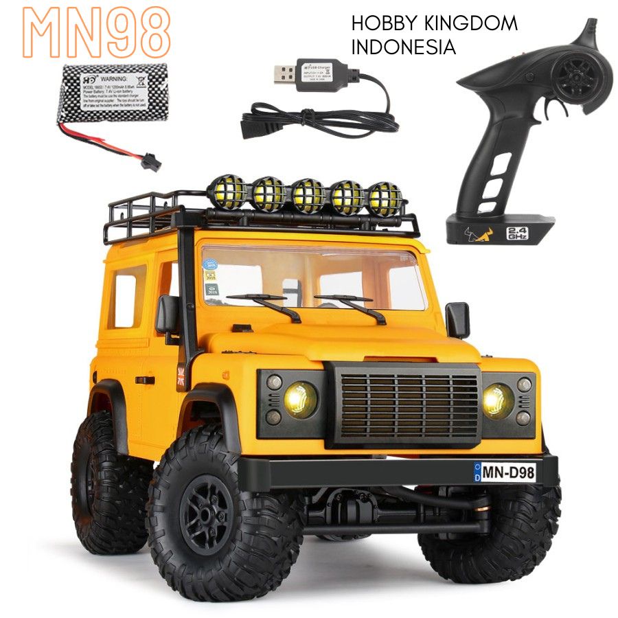 Jual RC Mobil MN-98 MN98 Land Rover Defender 1/12 4WD RTR RC | Shopee ...