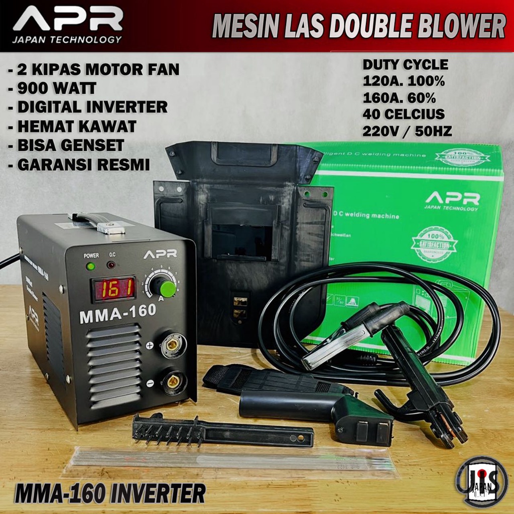 Jual MESIN LAS MMA 160A DUOBLE BLOWER APR JAPAN SIAP KERJA NON STOP | Shopee Indonesia