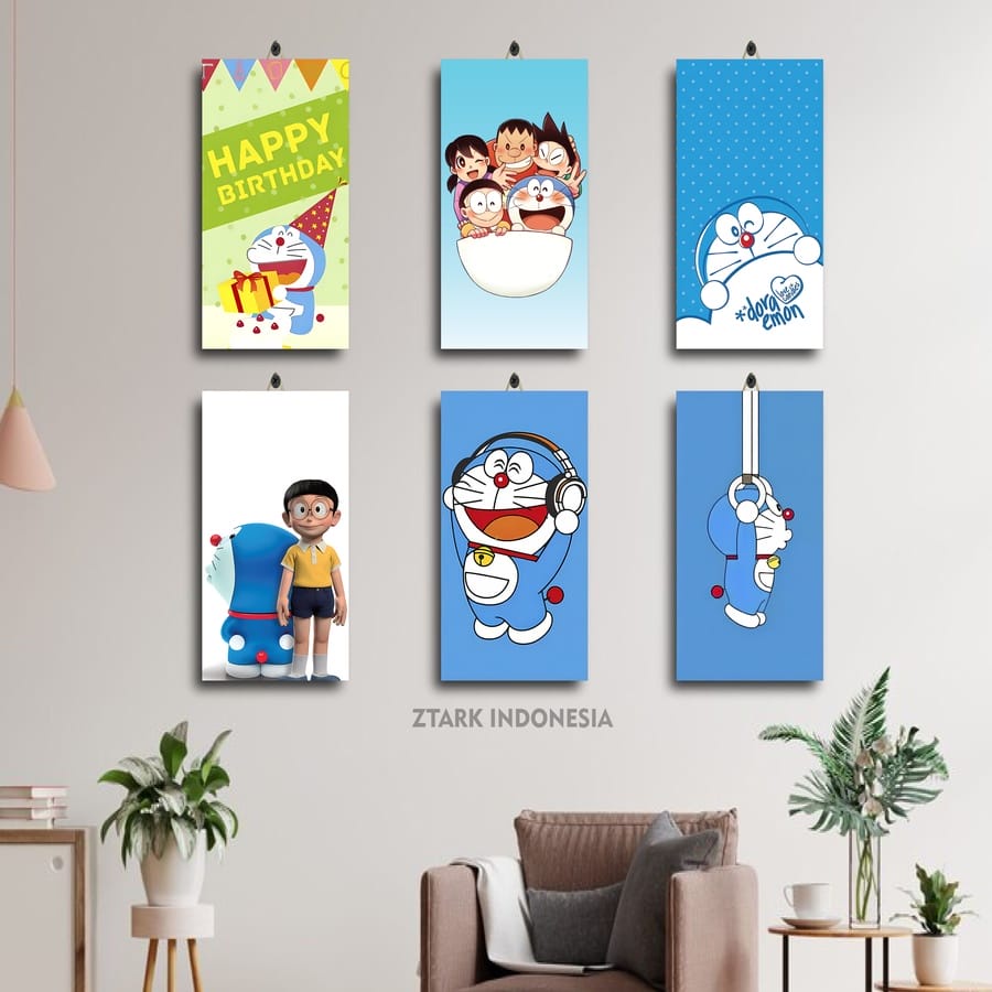 Jual 61-80 POSTER DINDING CARTOON GAMBAR WALLPAPER DORAEMON LUCU 15X30 ...