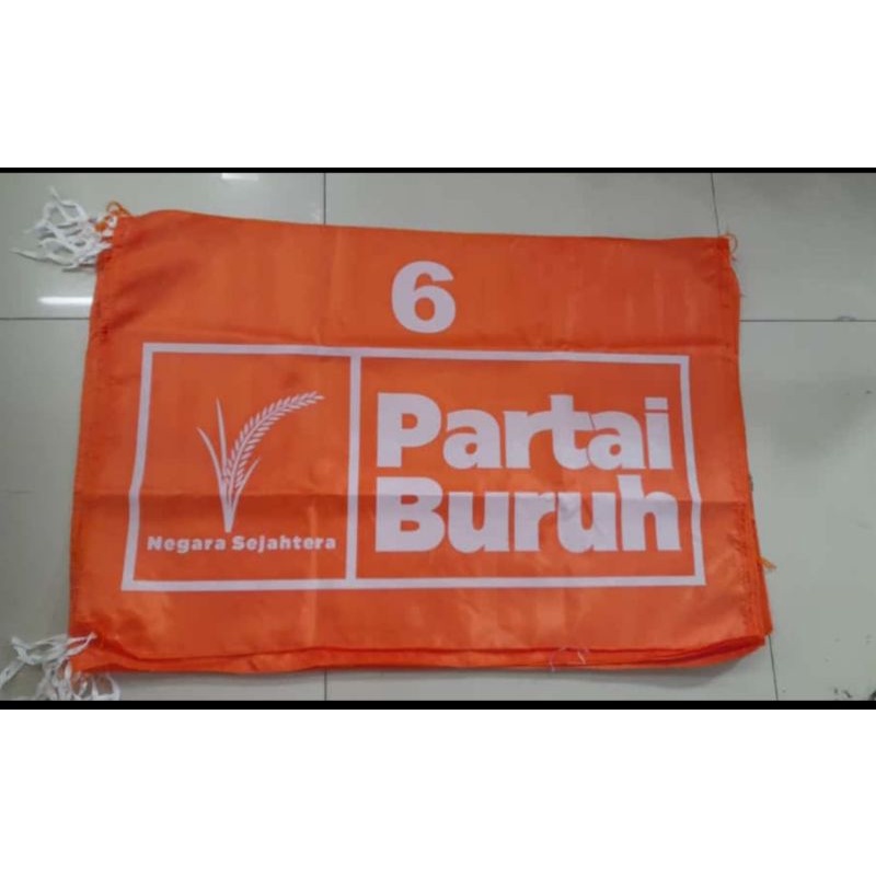 Jual Bendera partai buruh ukuran 60 x 90 cm | Shopee Indonesia