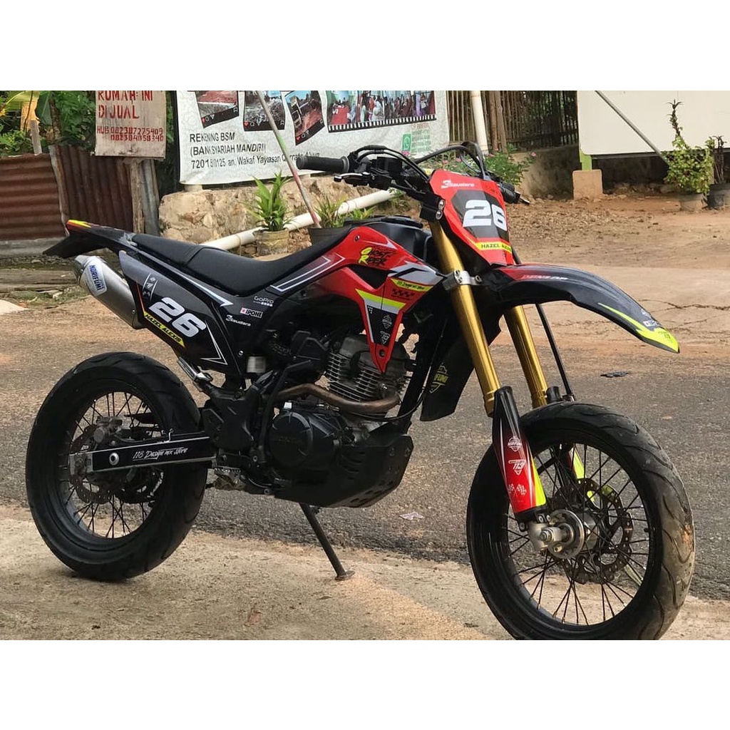 Jual Decal/stiker crf150L-klx bf-klx gordon full body bisa ganti nama ...