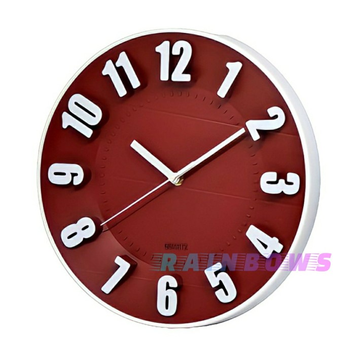 Jual Jam Dinding Kikai (9628) - Full Colour (Quartz) | Shopee Indonesia