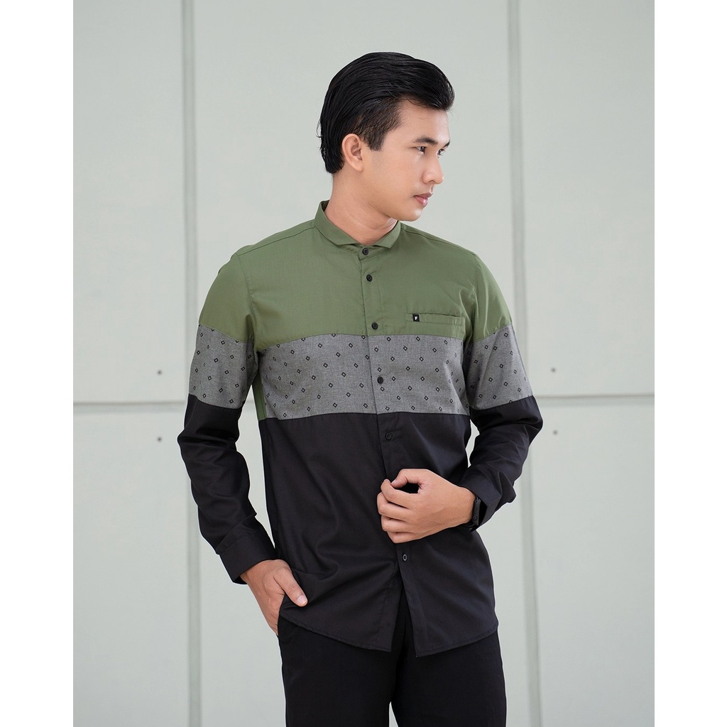 Jual Koko Modern Human kemeja koko fadkhera | Shopee Indonesia