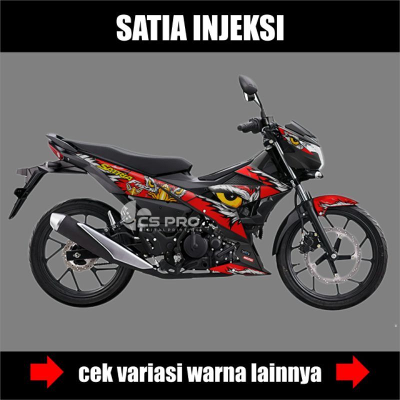 Jual Striping Satria F 150 Injeksi / Sticker Satria F 150 Injeksi ...