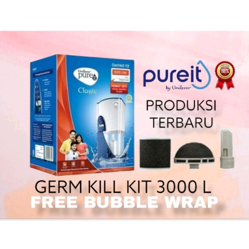 Jual Filter Pure It Germ Kill Kit 3000 Liter For Pureit Classic 9L/23L ...