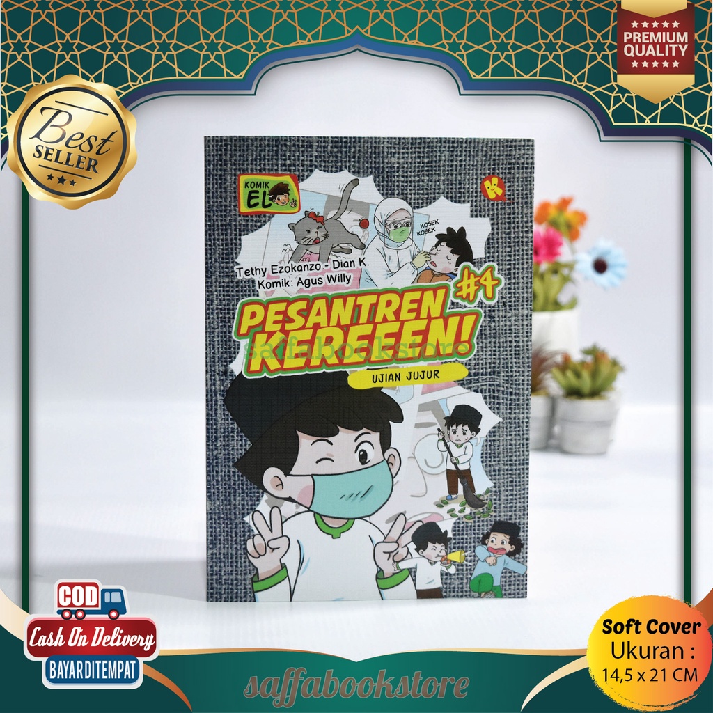 Jual Komik Anak Islam Muslim Pesantren Kereen Keren Jilid Seri 4 Ujian ...