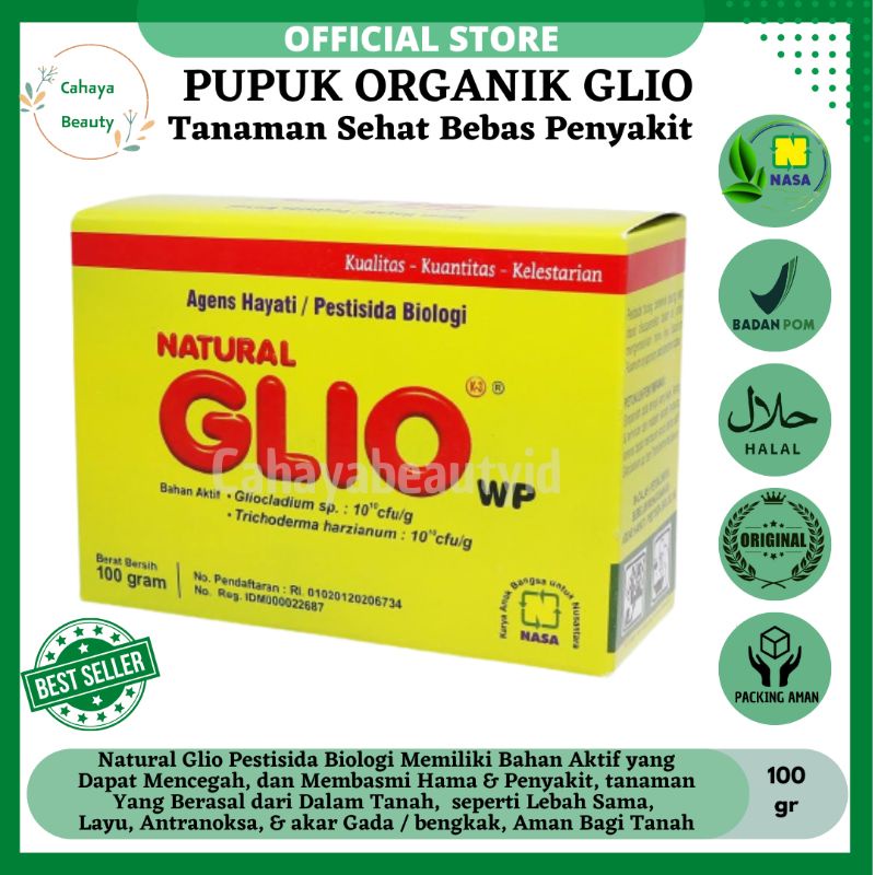 Jual Pupuk Natural GLIO 100gr NASA Pengendali Penyakit Tanaman Asli Original Nasa - GLIO NASA ...