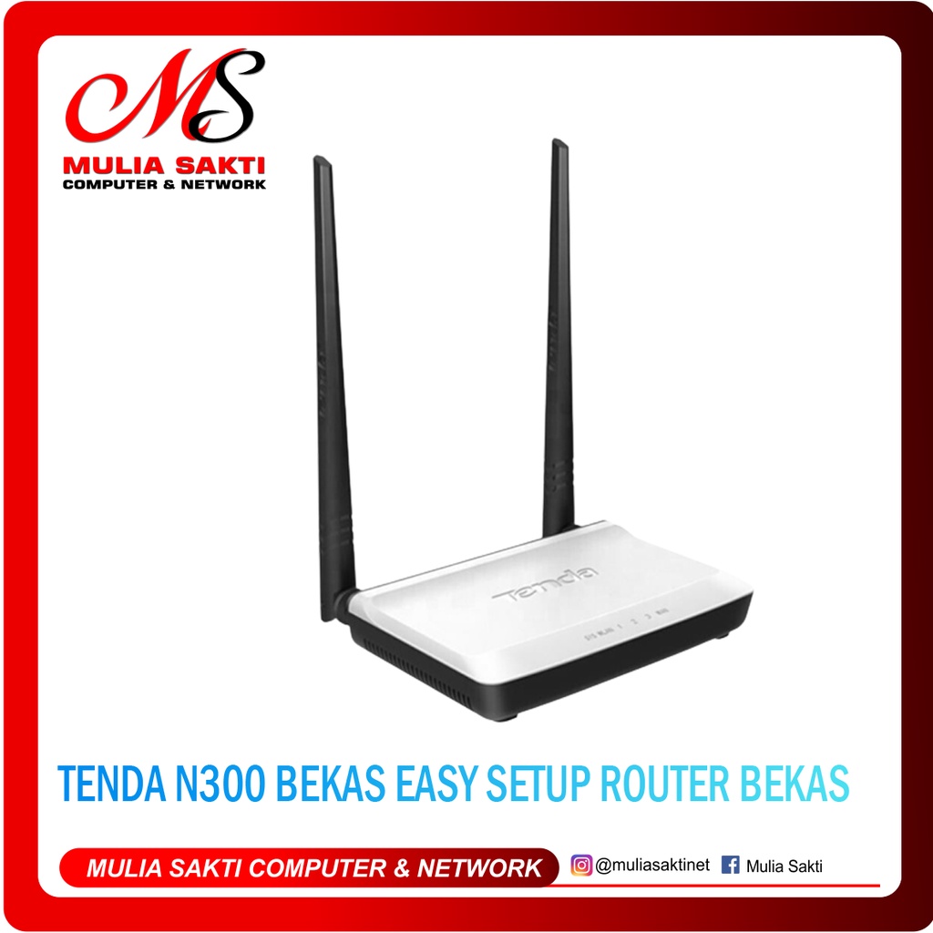 Jual Tenda N300 BEKAS Easy Setup Router Bekas | Shopee Indonesia