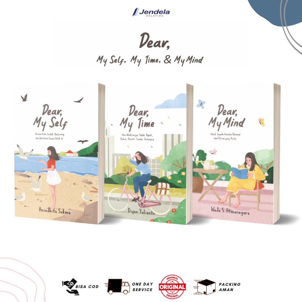 Jual Buku Motivasi - Seri Dear My Self, Dear My Time, Dear My Mind | Shopee Indonesia