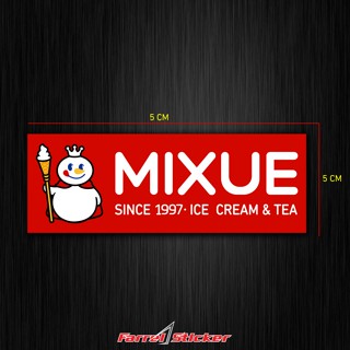 Jual STICKER MIXUE STIKER TULISAN MIXUE & TEA 1997 - kotak | Shopee ...