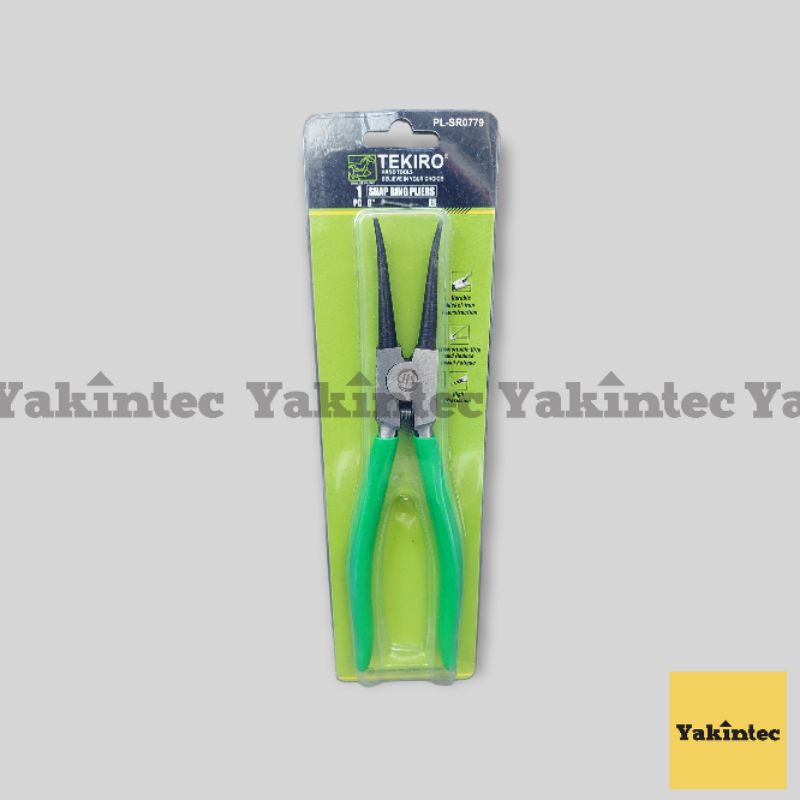 Jual Tang Snap Ring 9" Inch Lurus Buka / Snap Ring Pliers ES Type ...