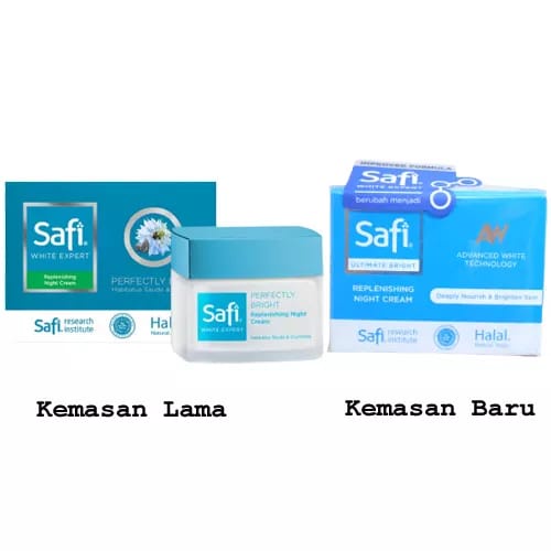 Jual Safi Ultimate Bright Replenishing Night Cream 45gr (KEMASAN BARU) | Shopee Indonesia