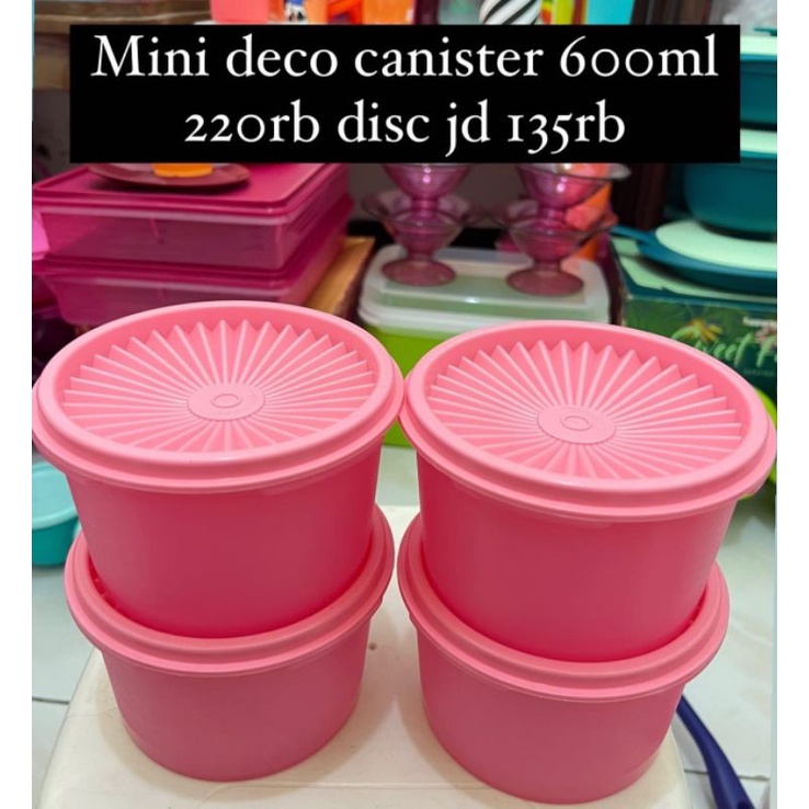 Jual mini deco canister tupperware | Shopee Indonesia