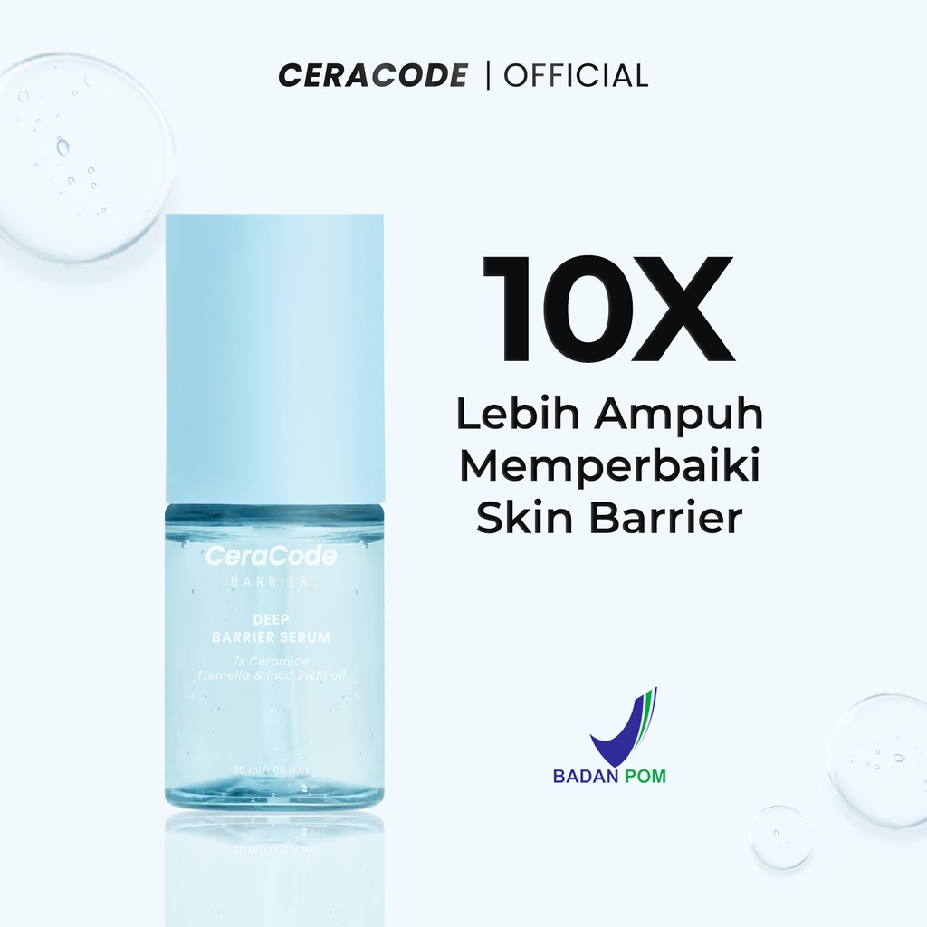 Jual CeraCode Deep Barrier Serum 7X Ceramide + Tremella and Inca Inchi Oil - Menjaga Skin ...