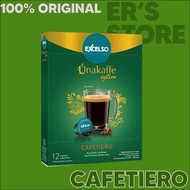 Jual KOPI EXCELSO CAPSULE UNAKAFFE CAFITIERO BOX (12 PCS) | Shopee ...