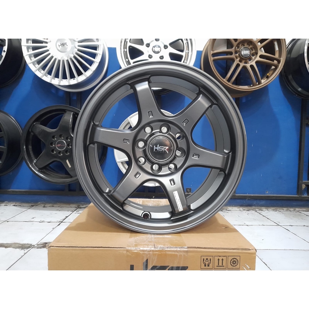 Jual velg jdm ring 15 hsr tokyo velg r15 brio agya calya avnza wheels kingdom surabaya | Shopee ...