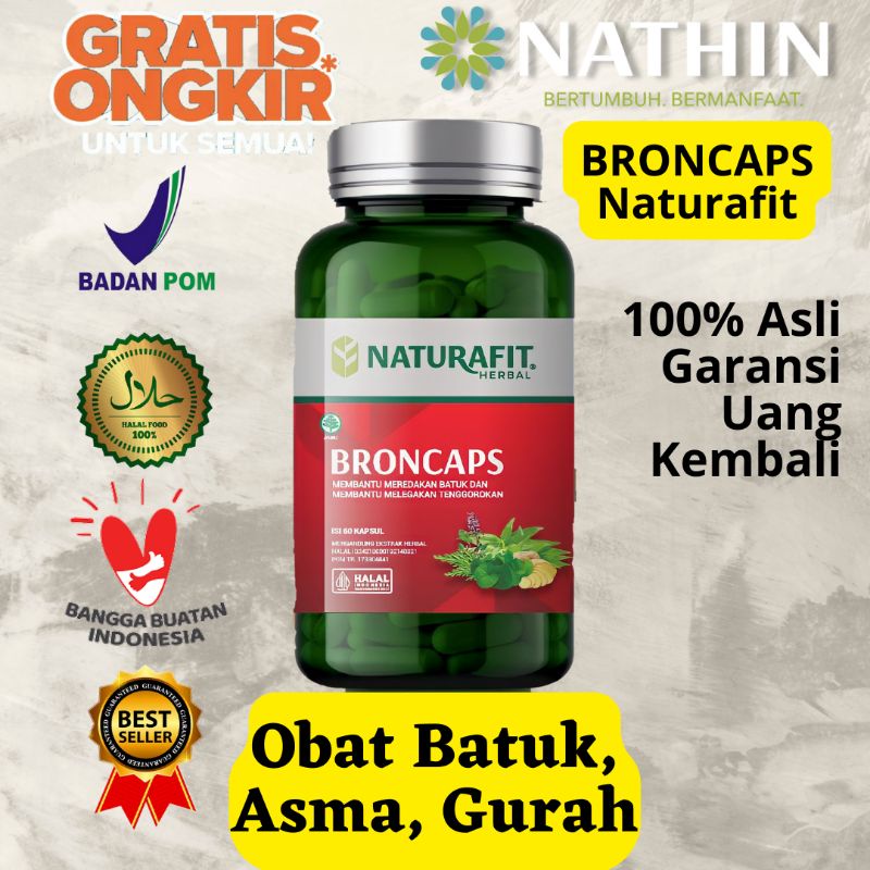 Jual Broncaps 60 Kapsul Kemasan Baru Obat Asma Pneumonia Batuk Berdahak ...