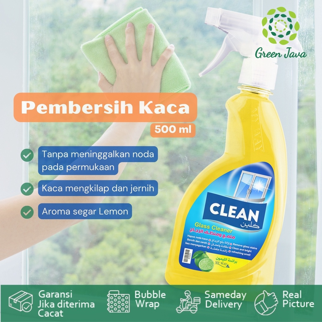 Jual Cairan Pembersih Kaca Serbaguna Spray Glass Cleaner 500ml | Shopee ...