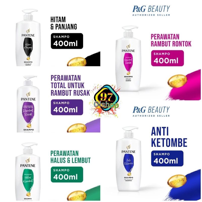 Jual Pantene Shampoo pump ~ 400 ml | Shopee Indonesia