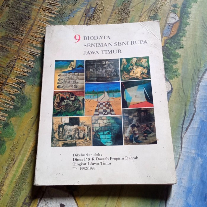 Jual ORI - 9 biodata seniman seni rupa Jawa timur | Shopee Indonesia