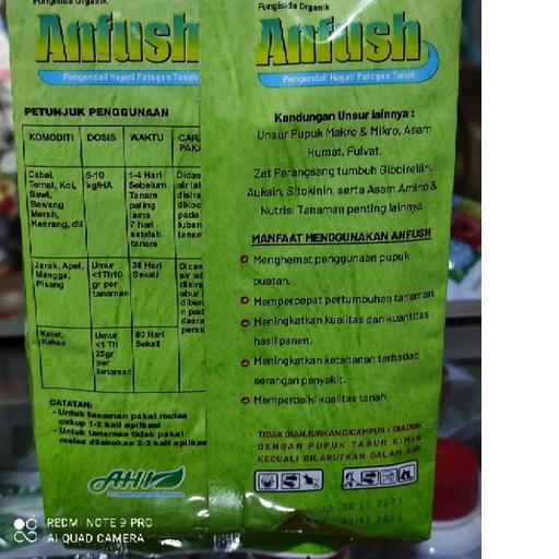 Jual Fungisida ANFUSH 500 gram Pupuk Fungisida Hayati Pengendali ...