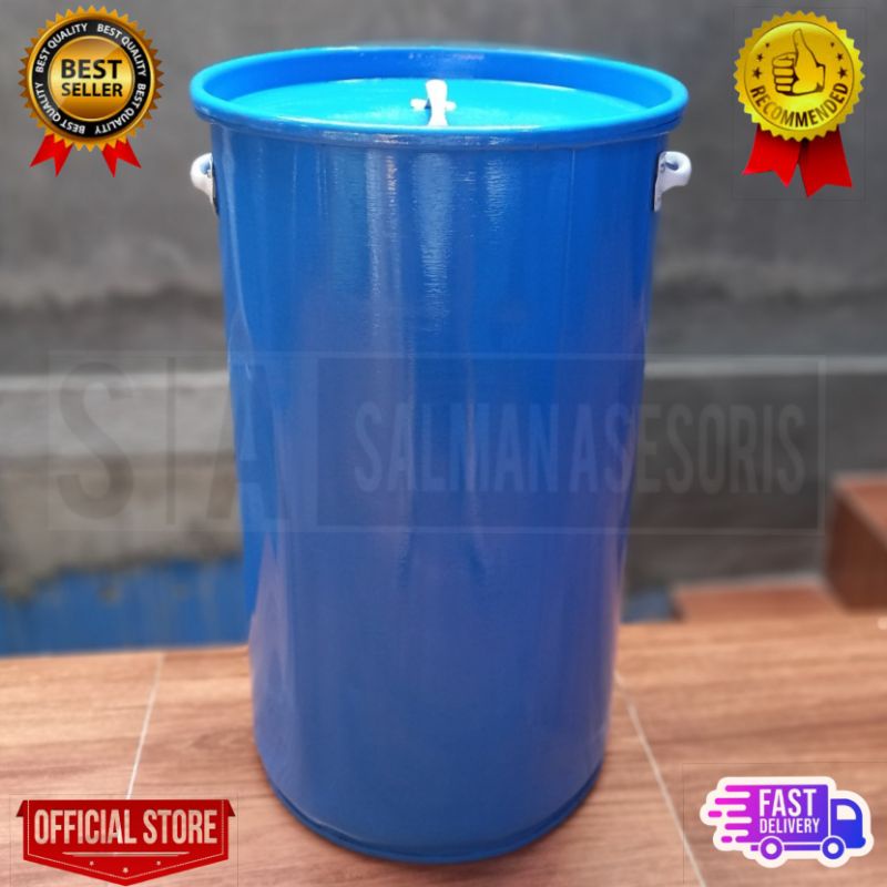 Jual Tong Drum Besi 60 Liter. Tempat Bakar Sampah | Shopee Indonesia