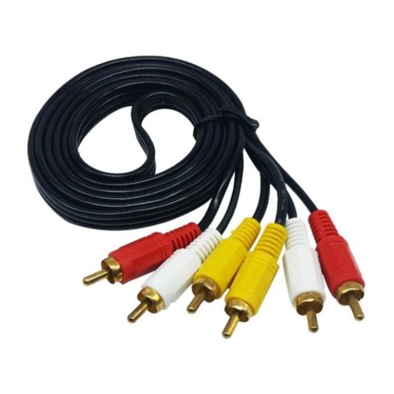 Jual KABEL RCA 3x3 KABEL RCA STB KE TV ATAU STB KE SPEKER AKTIF ...