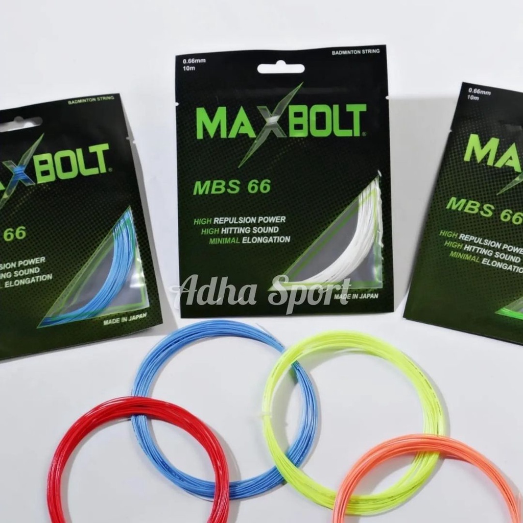 Jual Maxbolt MBS 66 / MBS66 Senar Raket Badminton Bulutangkis Original ...