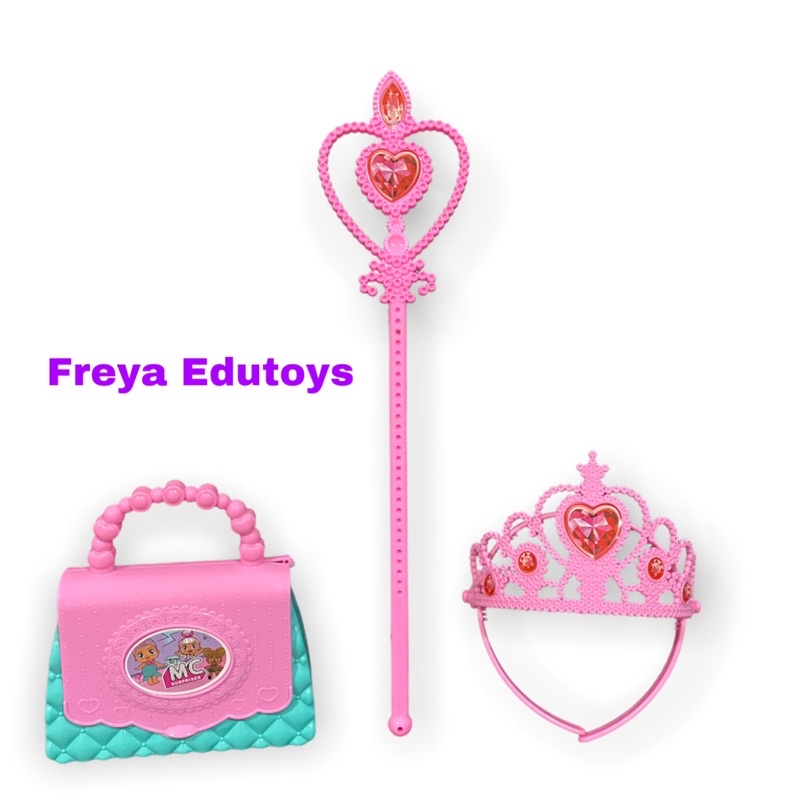 Jual Mainan Princess Peri Tongkat Tas Tiara Peri Princess | Shopee ...