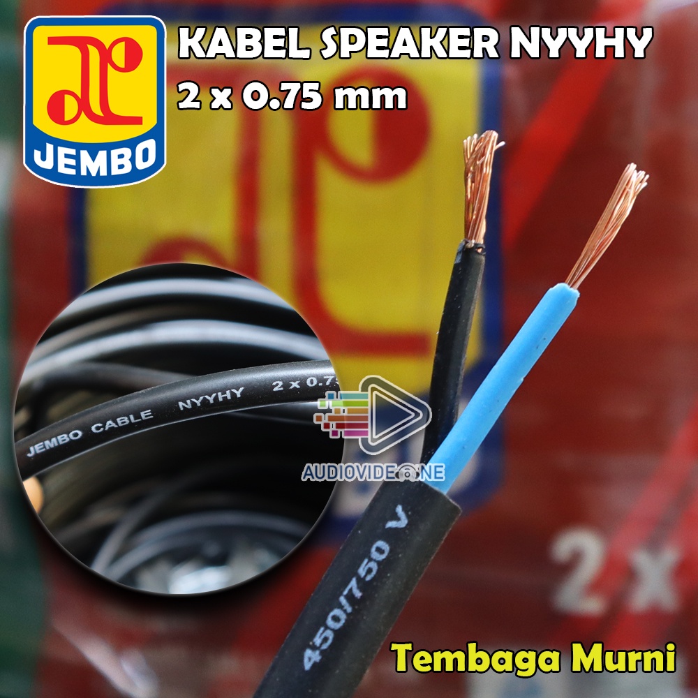 Jual Kabel Jembo NYYHY 2 x 0.75mm Full Tembaga Murni Jembo Cable ...