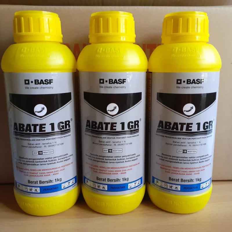 Jual ABATE 1 KG OBAT JENTIK ASLI ORIGINAL BOTOL KUNING | Shopee Indonesia