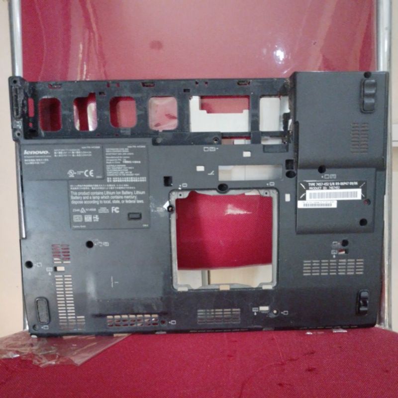 Jual Casing case cover bawah laptop Lenovo Thinkpad X200 kondisi second ...