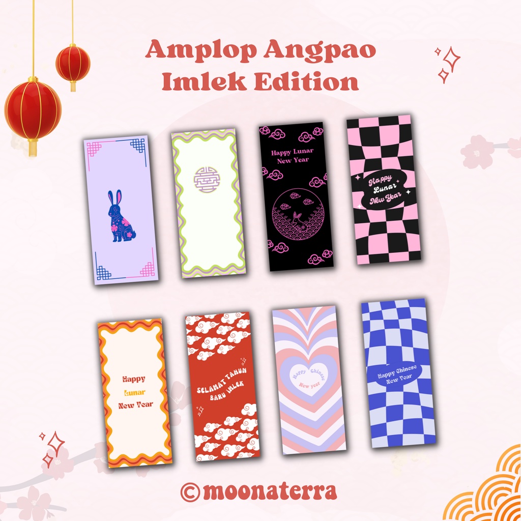 Jual ANGPAO IMLEK AESTHETIC by moonaterra - Amplop Tahun Baru Cina ...