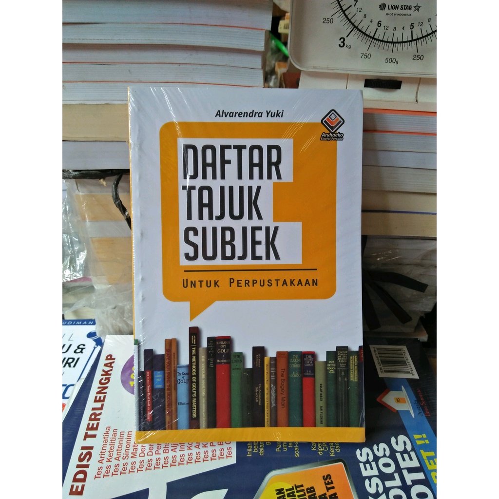 Jual DAFTAR TAJUK SUBJEK UNTUK PERPUSTAKAAN | Shopee Indonesia