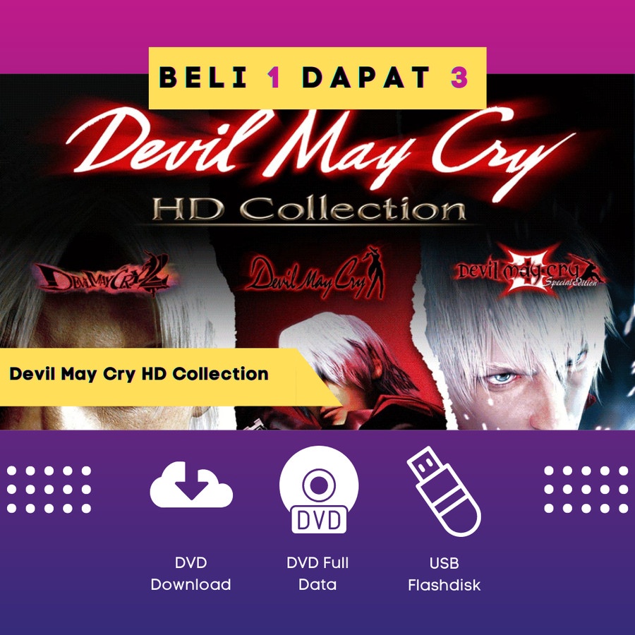 Jual Devil May Cry 4: Special Edition Demon Hunter + DMC HD Collection ...