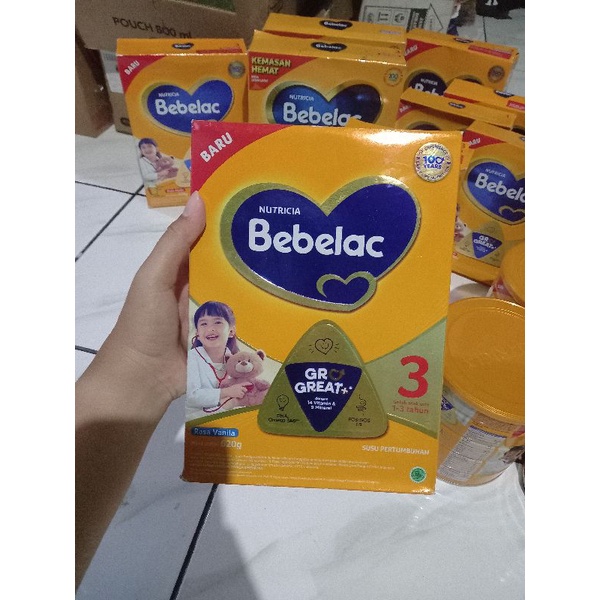 Jual SUSU BEBELAC TAHAP 3, RASA VANILLA ISI 620GR | Shopee Indonesia