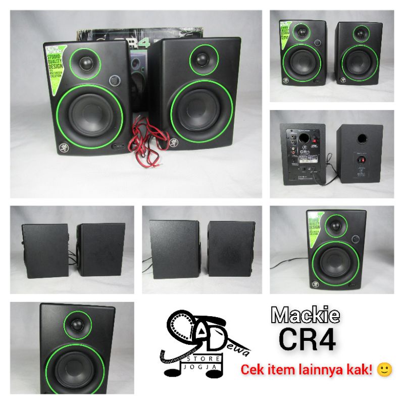 Jual SPEAKER MONITOR MACKIE CR4 MONITORING SPIKER CR 4 FLAT MECKIE MULTIMEDIA | Shopee Indonesia