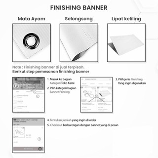 Jual WDPrint Spanduk / Banner Jenis FINISHING LIPAT KELILING ...