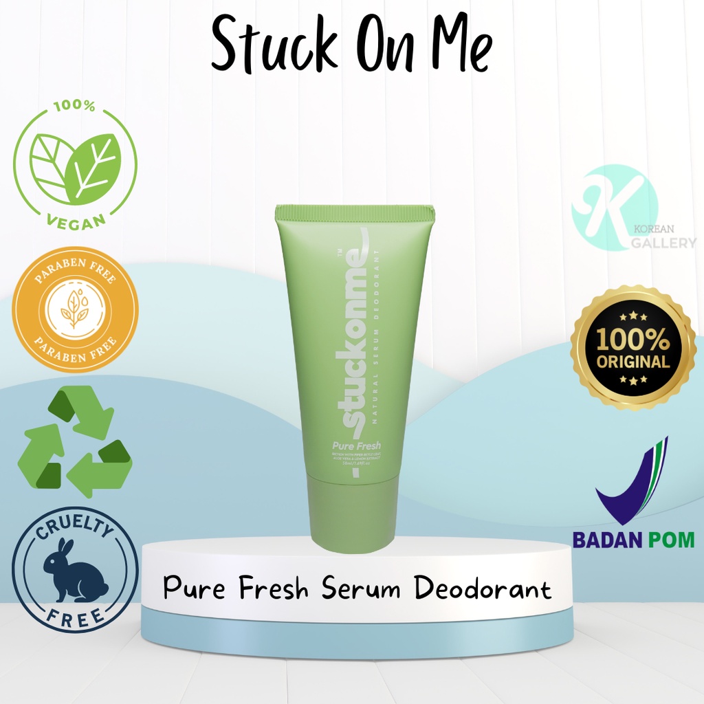Jual Stuck On Me Deodorant Serum Pure Fresh 50ML | Shopee Indonesia