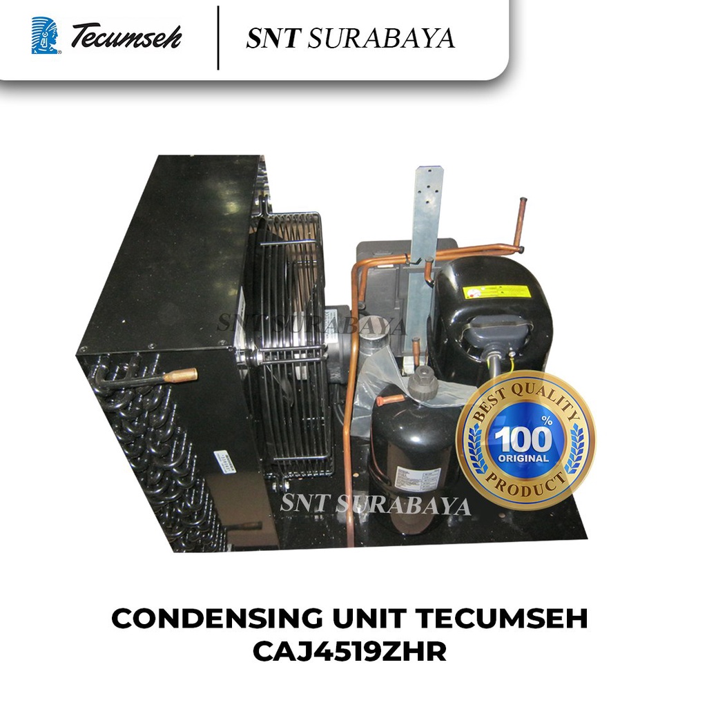 Jual CONDENSING UNIT CHILLER 1-1/2PK, R404 - CDU TECUMSEH CAJ4519Z ...