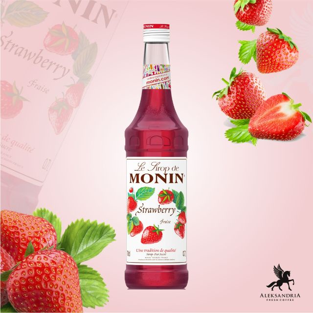 Jual Monin Syrup Strawberry 700ml | Shopee Indonesia