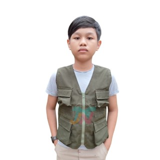 Jual Rompi anak Petualang Hijau Army Untuk seragam safari TK SD SMP ...