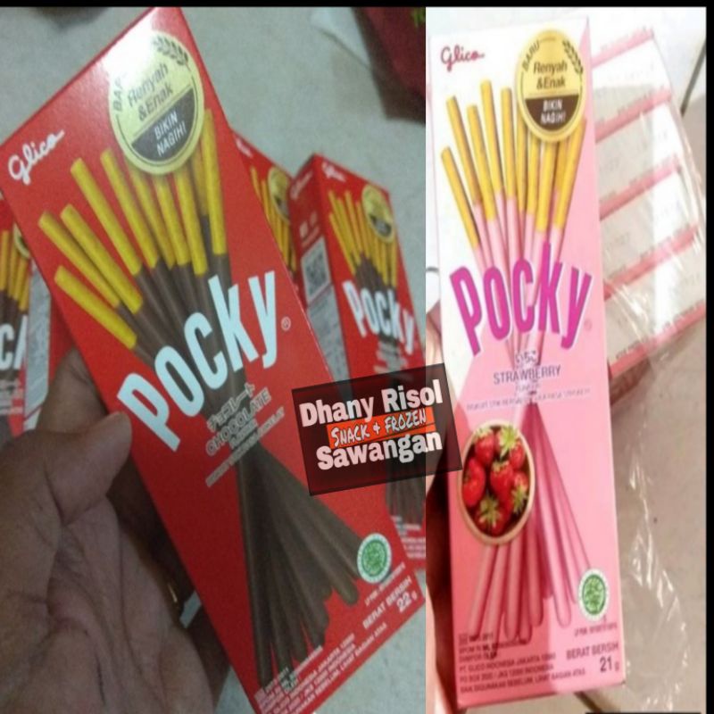 Jual Pocky glico 10x21gr / Pocky snack 21gr ecer | Shopee Indonesia